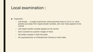 case presentation - carcinoma breast .pptx