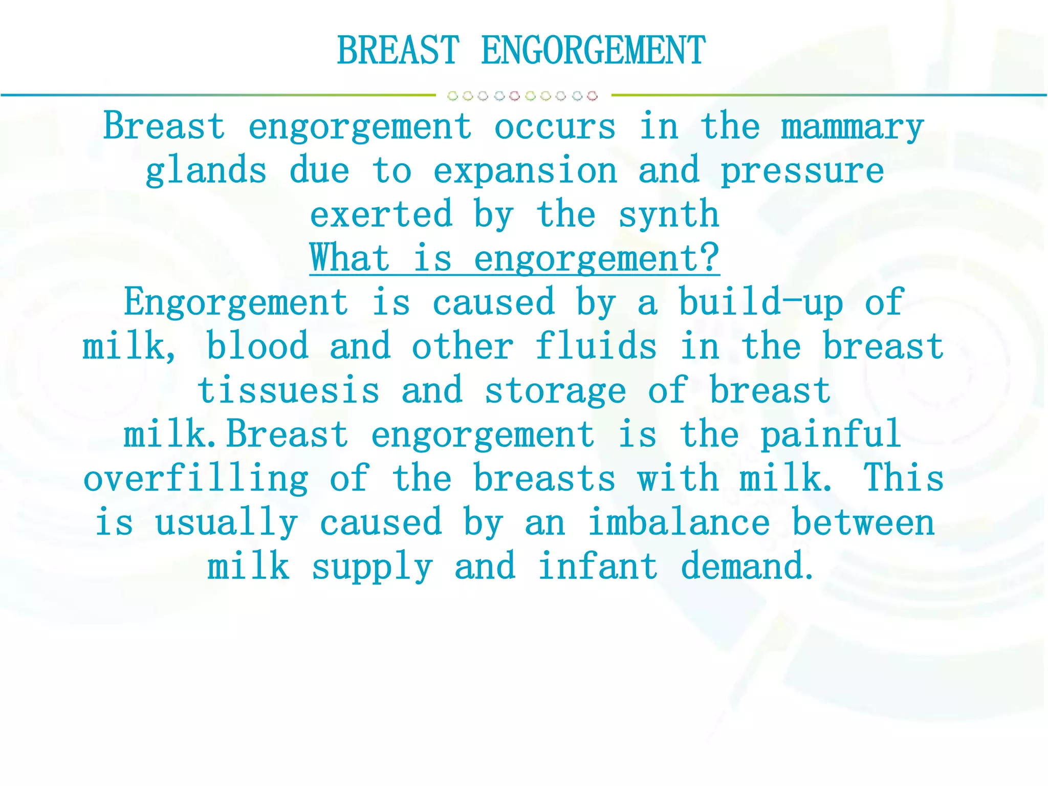 Breast complications | PPTX | Pregnancy | Reproductive Health