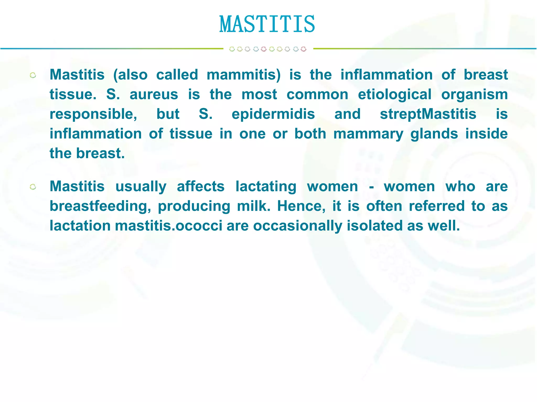 Breast complications | PPTX | Pregnancy | Reproductive Health