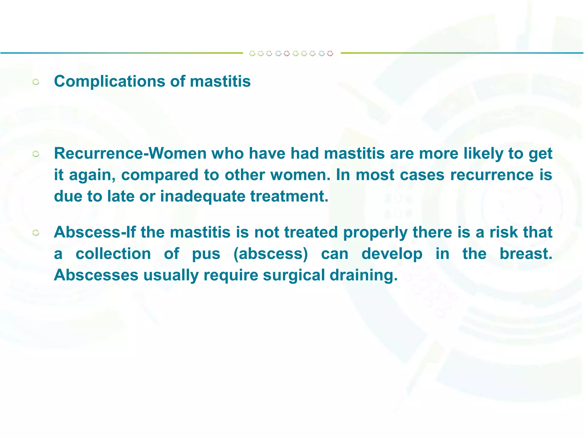 Breast complications | PPTX | Pregnancy | Reproductive Health