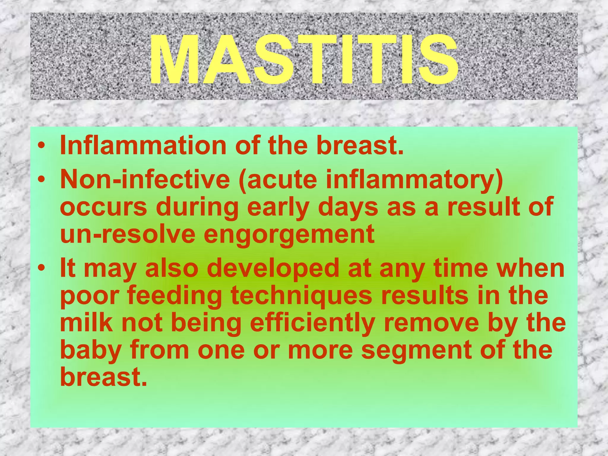 Breast complications | PPT