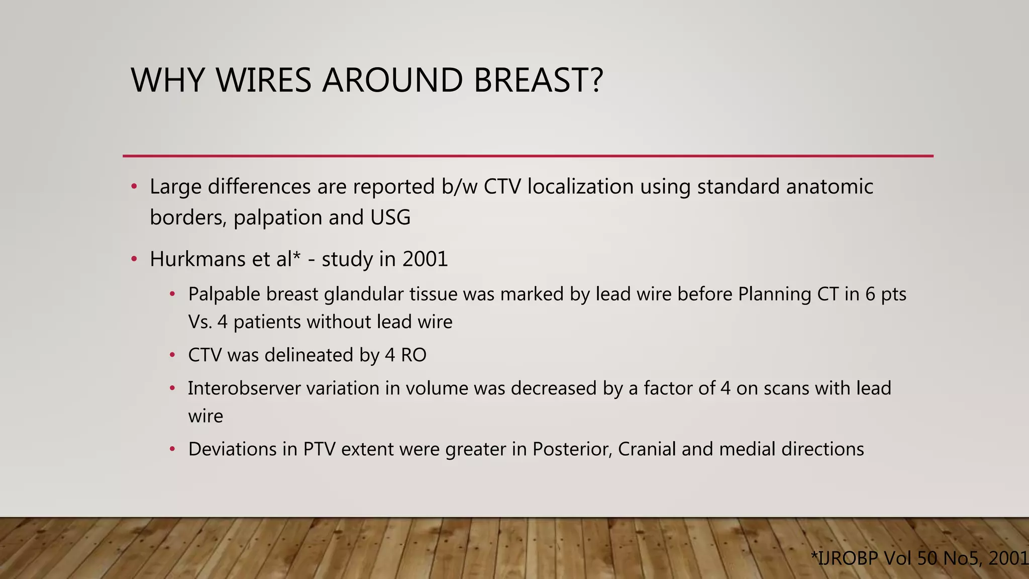Breast contouring and planning techniques | PPTX