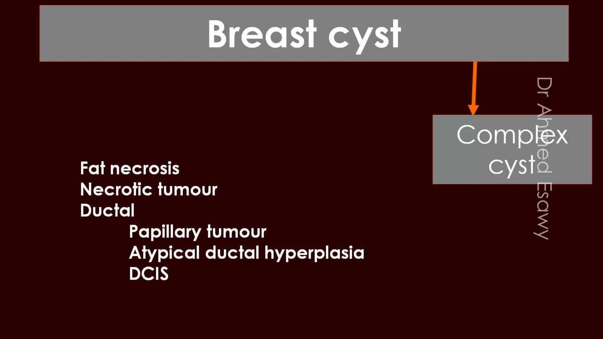 Breast cyst imaging | PPTX