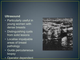 Breast diseases | PPTX