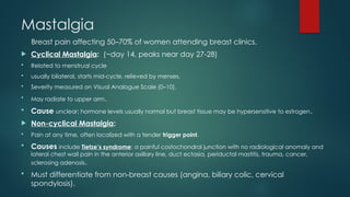 Breast Diseases 1.benign disorders of breastpptx | PPTX