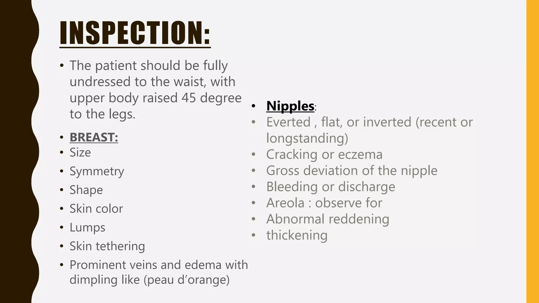 Breast Examination | PPTX