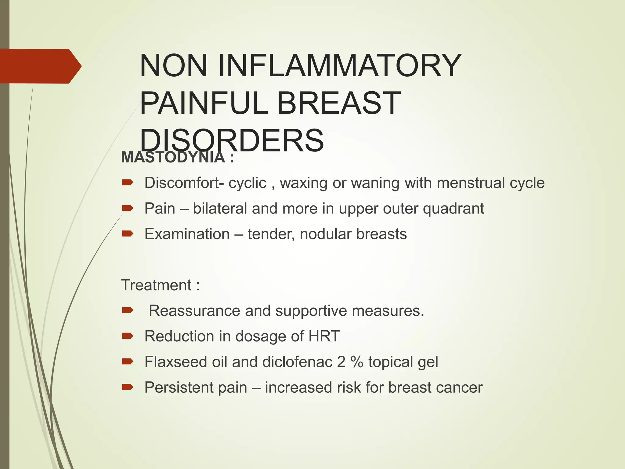 Breast disorders | PPTX