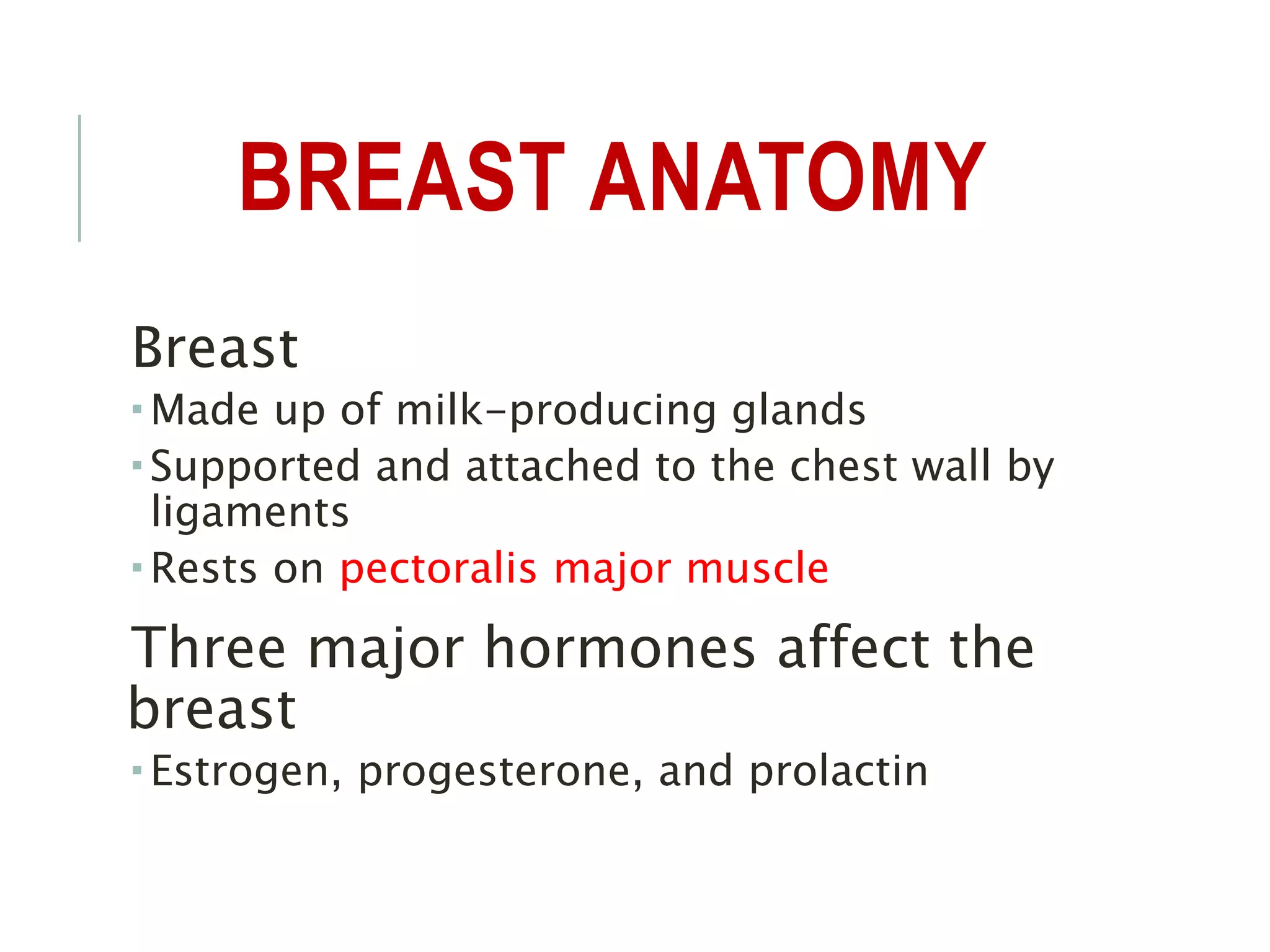 Breast disorders | PPTX | Cancer | Diseases and Conditions