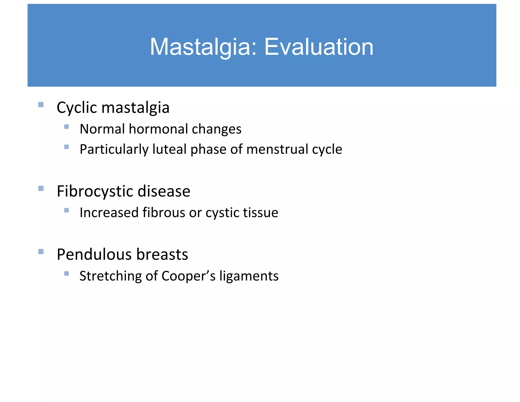 Breast disorders2 8-11 | PPT