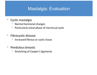 Breast disorders2 8-11 | PPT