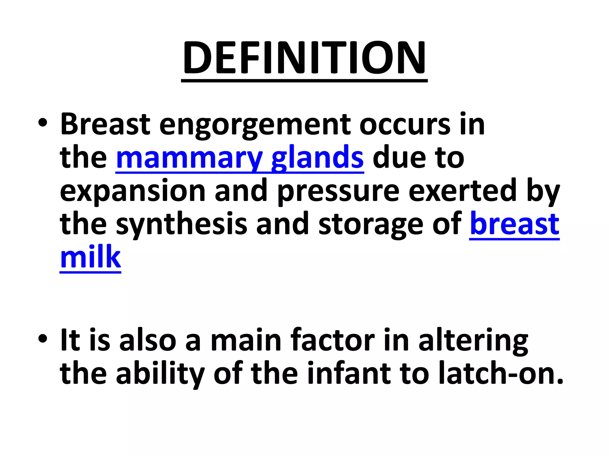 BREAST ENGORGEMENT | PPTX