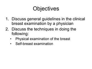Breast examination | PPT
