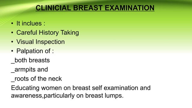 Breast Examination.pptx examination of axillary lymph node | PPTX ...