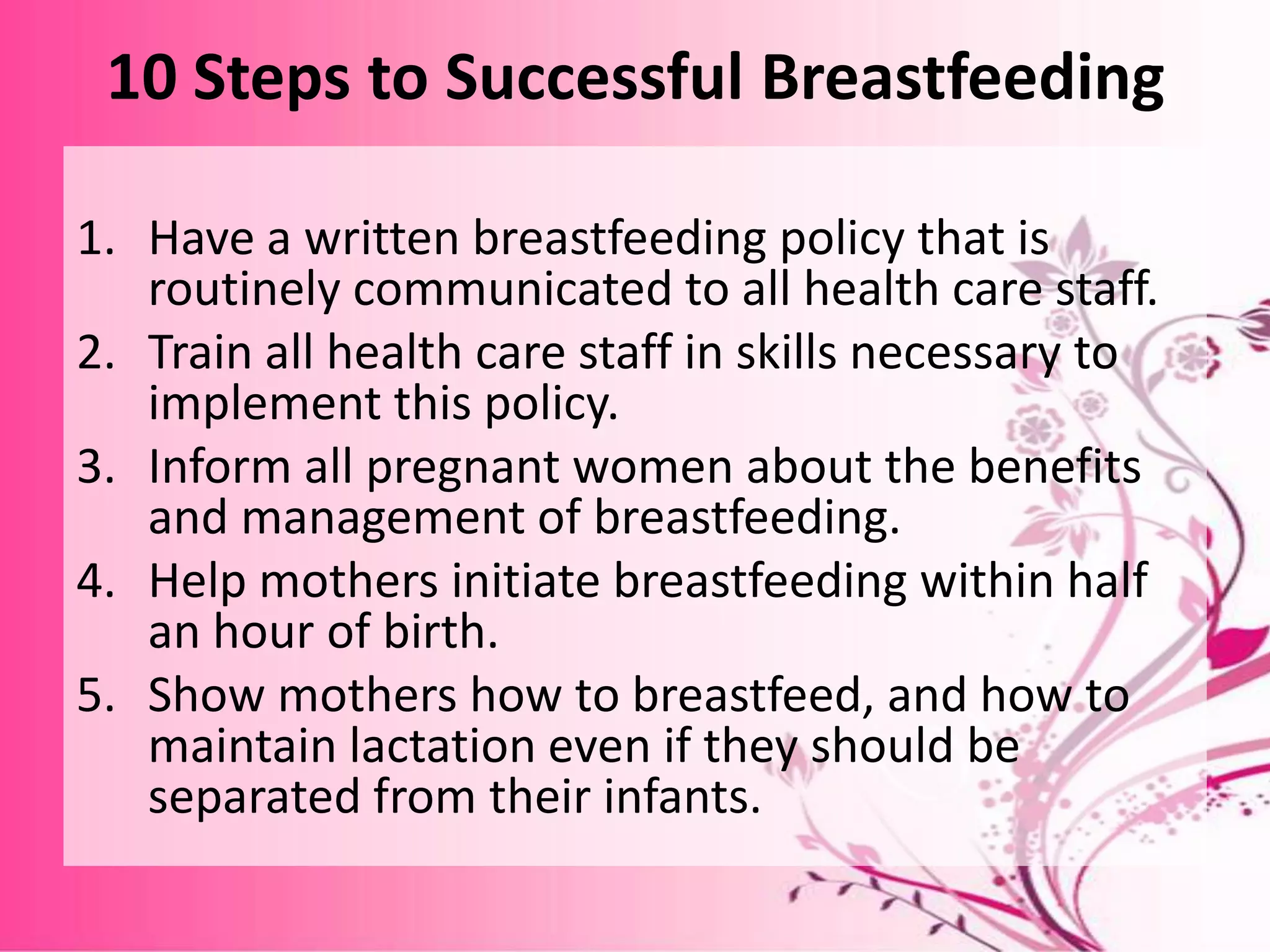 Breastfeeding | PPTX