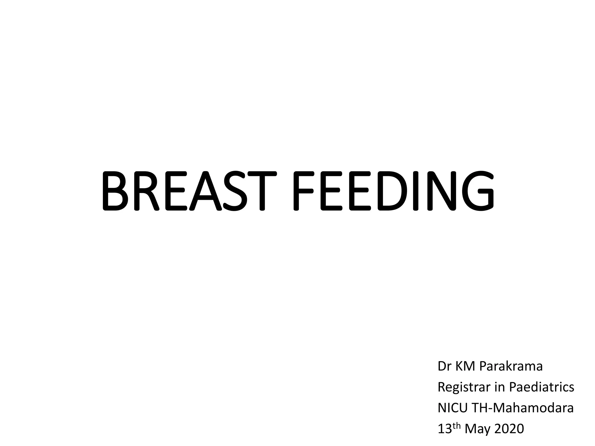 Breastfeeding | PPT