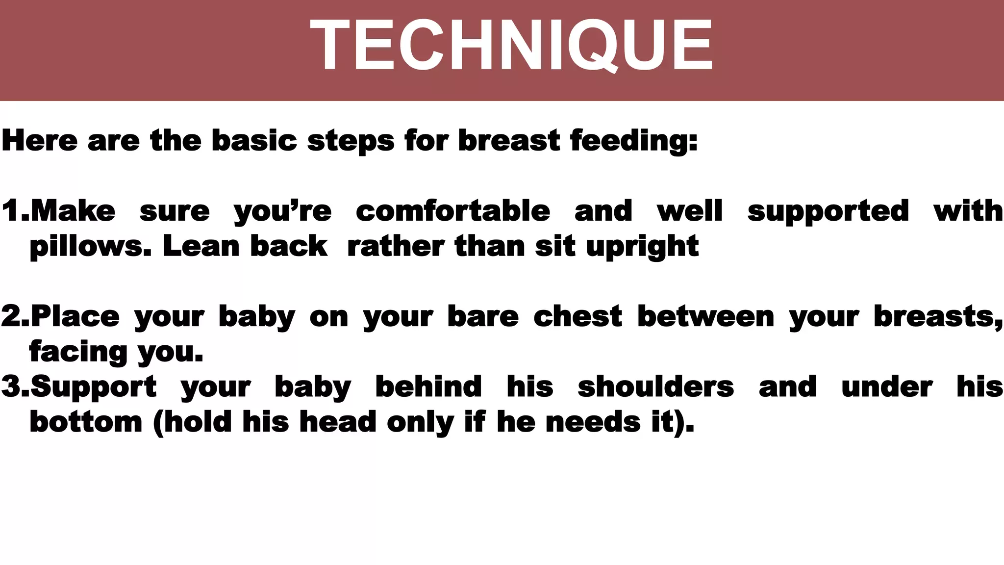 Breastfeeding (CHILD HEALTH NURSING) | PPTX
