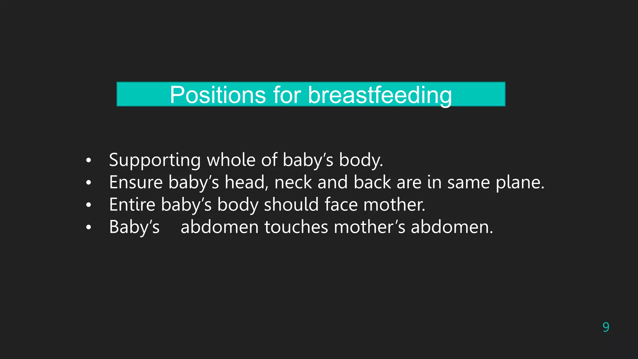 Breastfeeding and Weaning Foods | PPTX