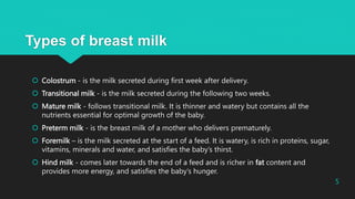Breastfeeding and Weaning Foods | PPTX