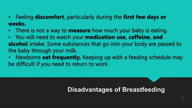 Breastfeeding and Weaning Foods | PPTX