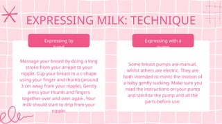 Breastfeeding - A guide to newborn mothers | PPTX