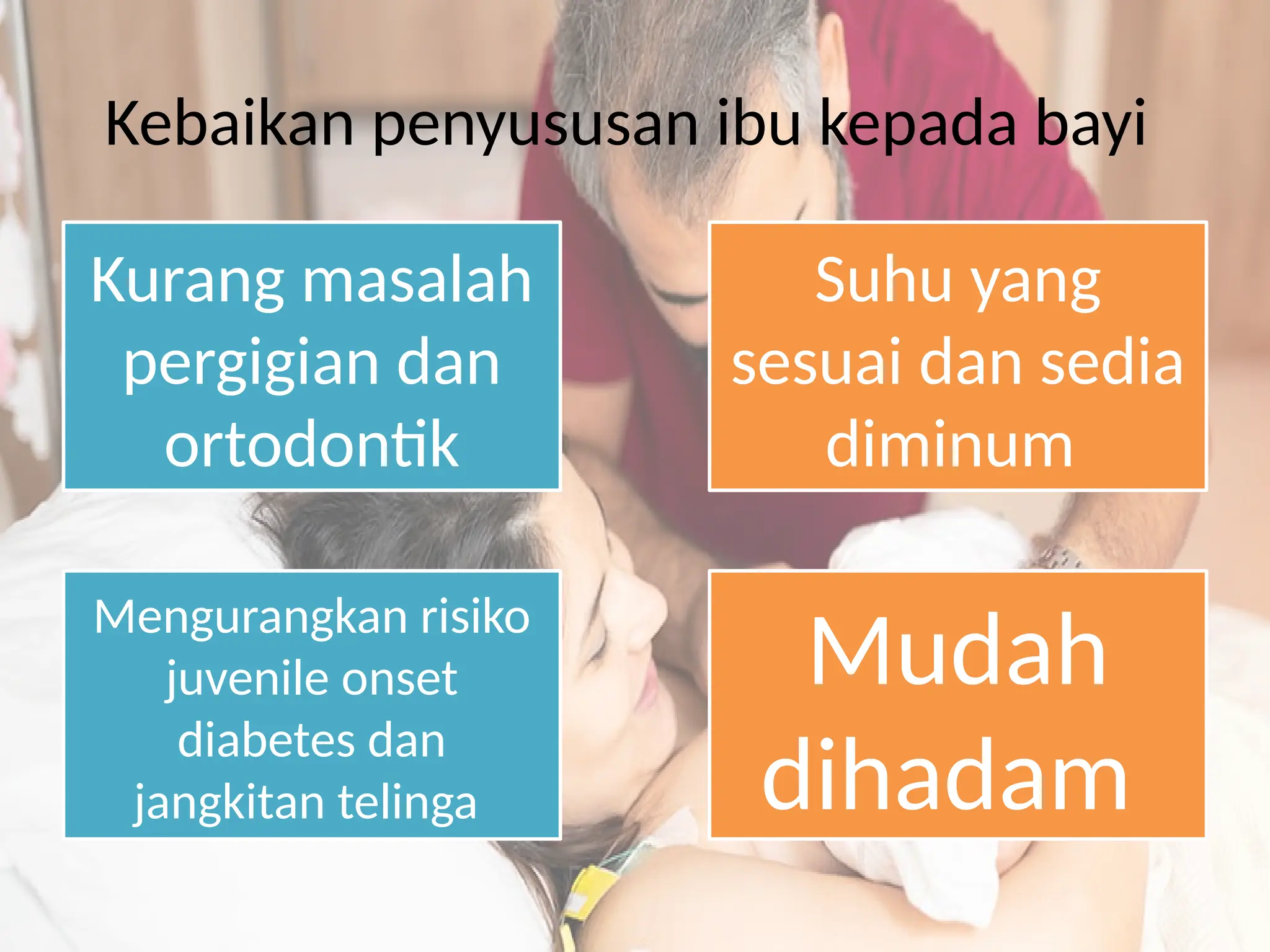 kelebihan dan kepentingan susu ibu. cara cara penyususan ibu | PPT