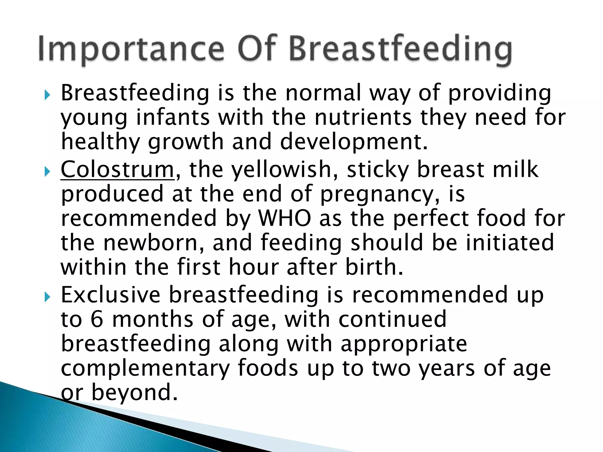Breastfeeding and supplementary food for Infants.pptx