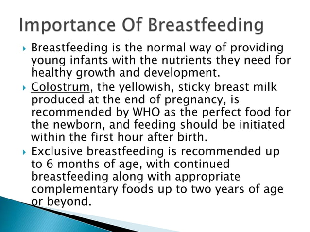 Breastfeeding and supplementary food for Infants.pptx