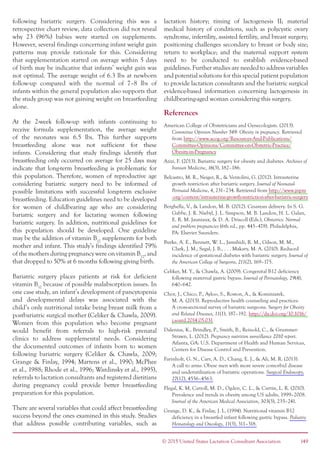 Breastfeeding & bariatric surgery / Amamentação em nutrizes submetidas ...