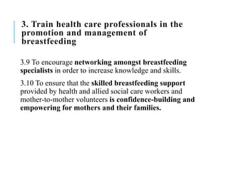 Breastfeeding policies | PPTX