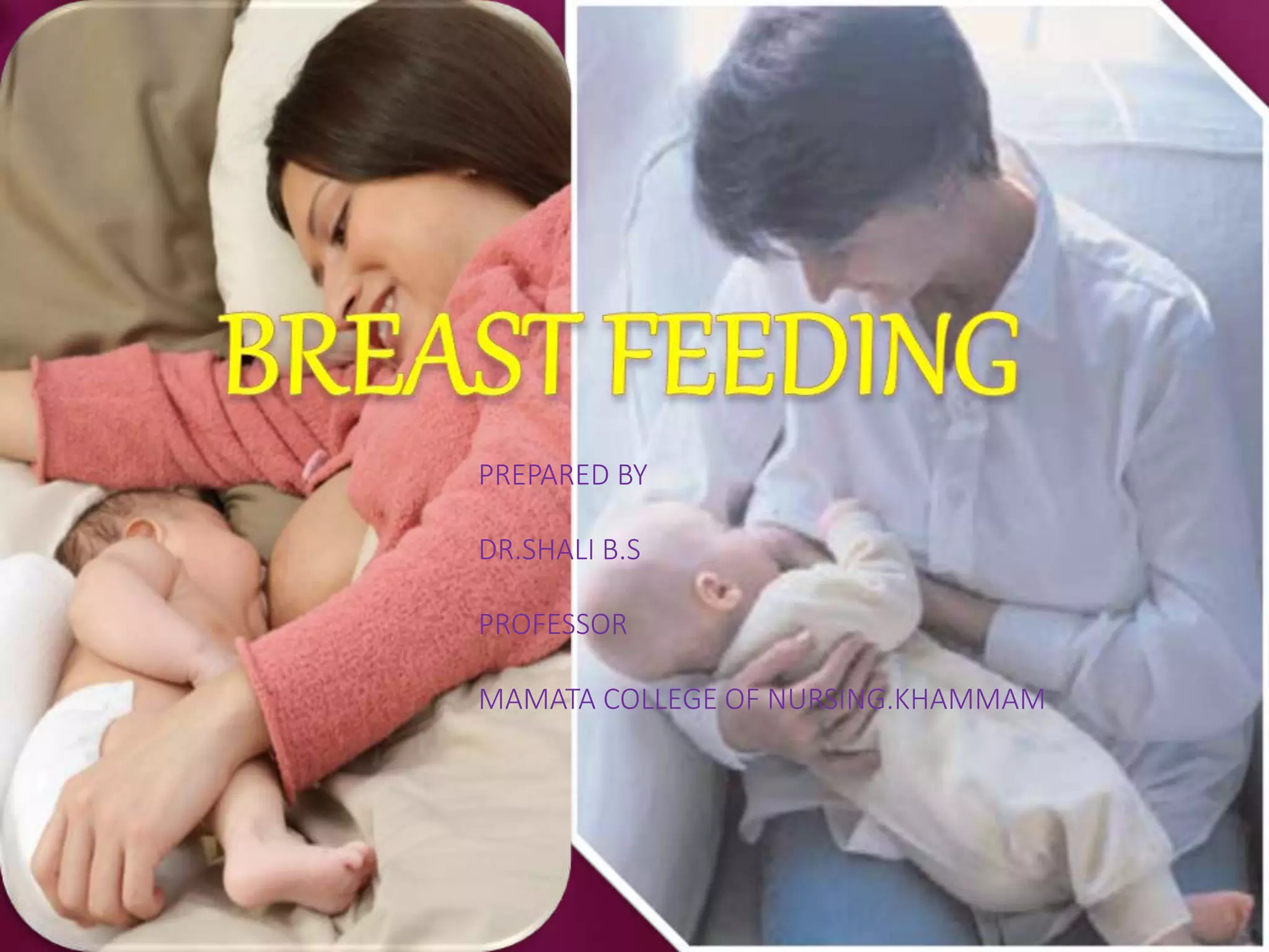 Breast feeding ppt | PPTX