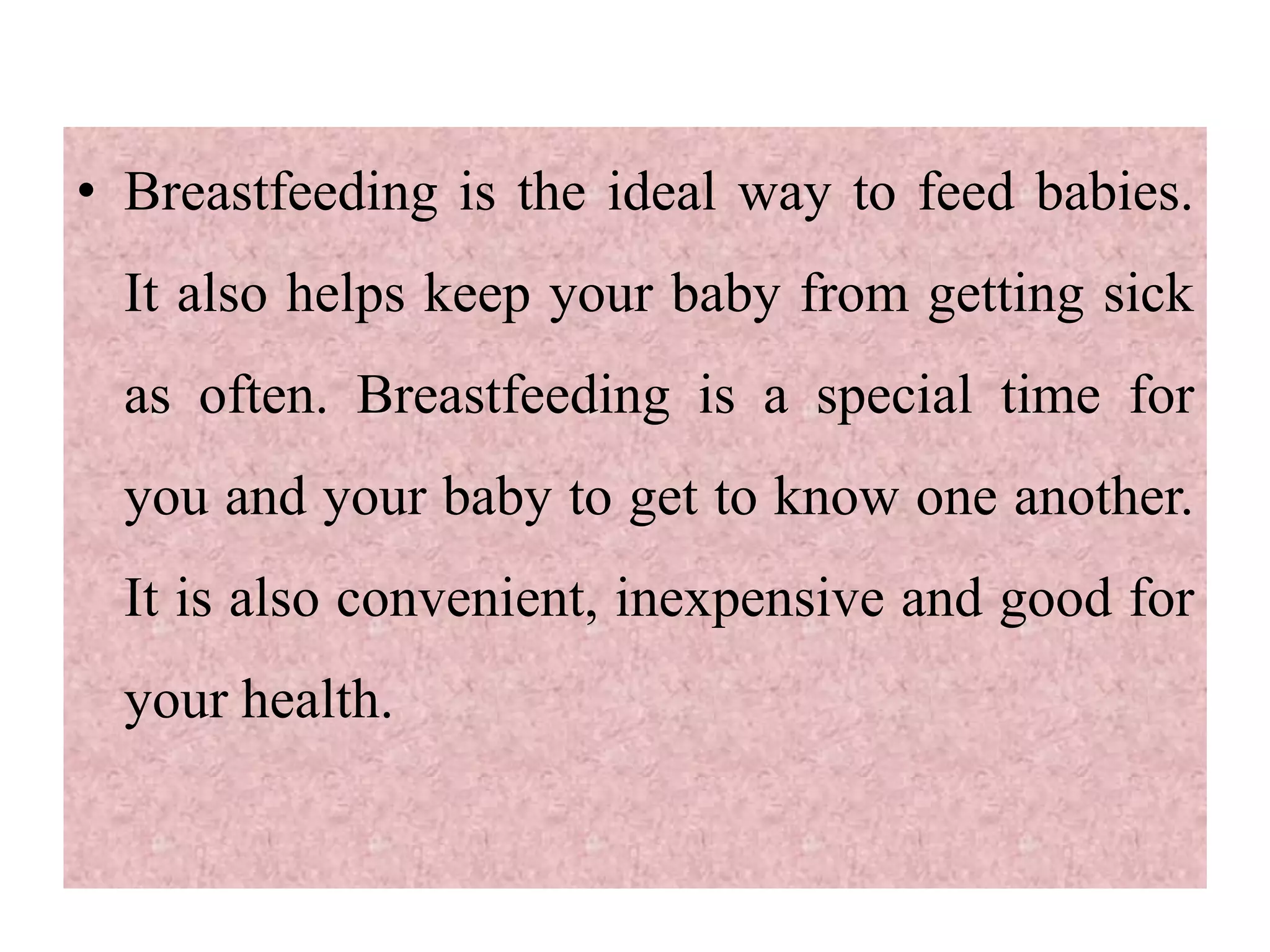 Breast feeding ppt | PPTX