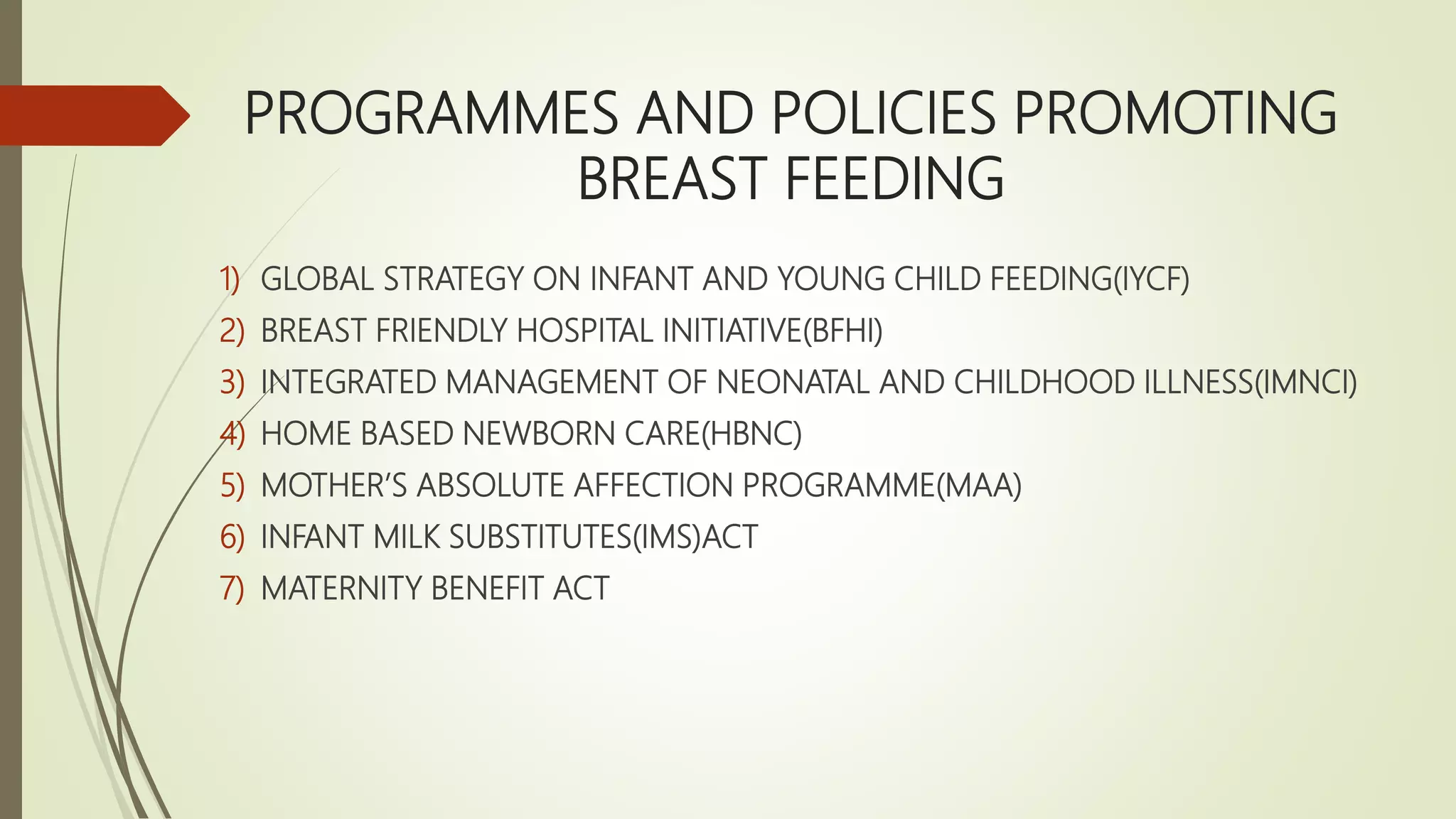 PROMOTION OF BREAST FEEDING PRACTICES IN INDIA dr sugandha | PPTX