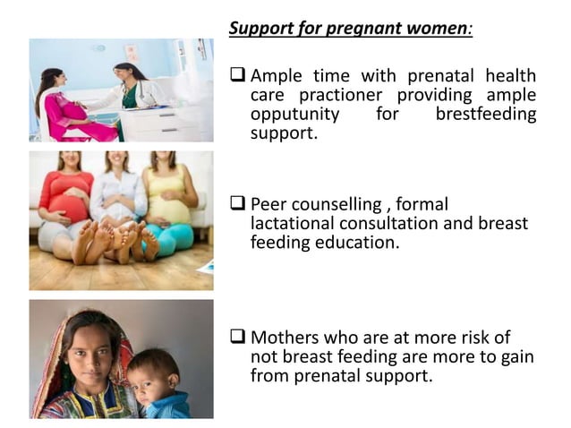 Breast feeding support | PPTX | Pregnancy | Reproductive Health