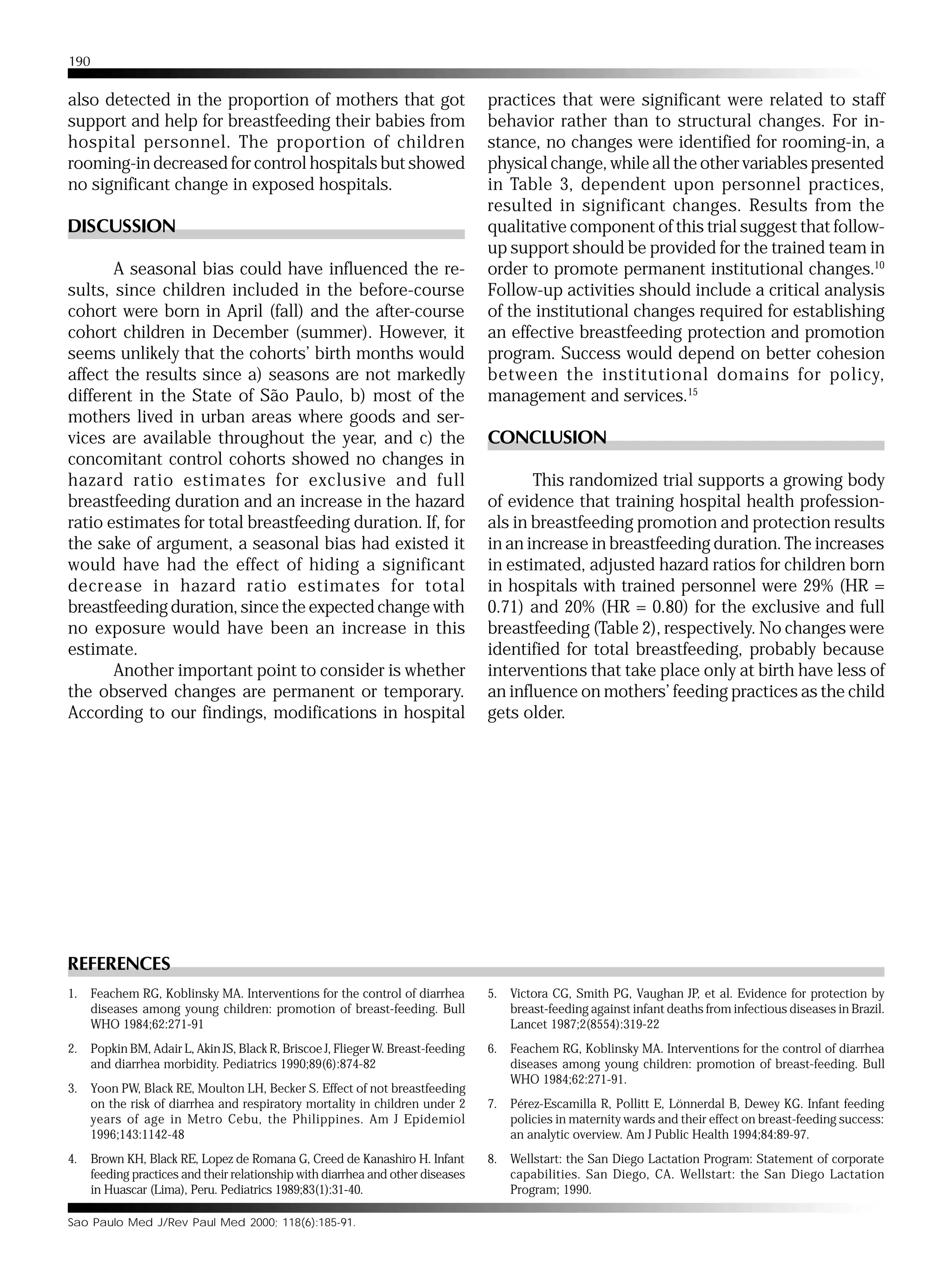 Breastfeeding Training For Health Professionals And Resultant Changes ...