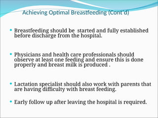 Breastfeeding in children from tutorial.ppt
