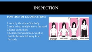 breast history and examination.final.pptx | Cancer | Diseases and ...