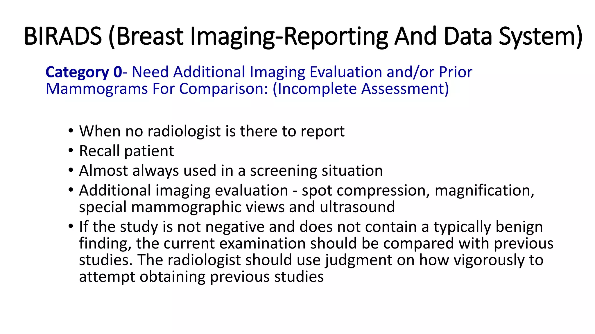 Breast imaging | PPTX