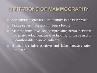 BREAST IMAGING IN DIFFERENT CONDITIONS OF BREAST | PPTX
