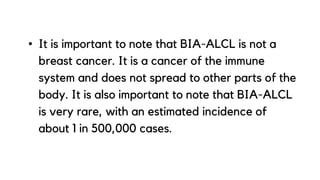 Breast implant Associated ALCL.pptx