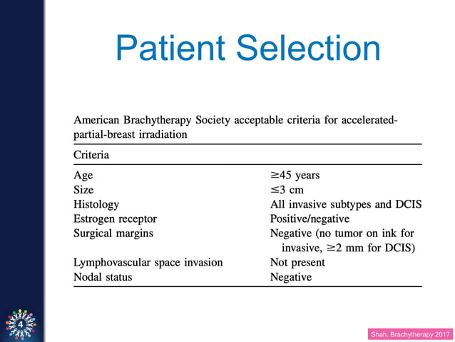 Breast HDR interstitial brachytherapy | PPT | Cancer | Diseases and ...