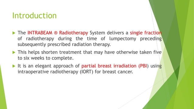 intrabeam intraoperative radiotherapy | PPT