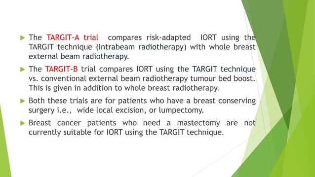 intrabeam intraoperative radiotherapy | PPT