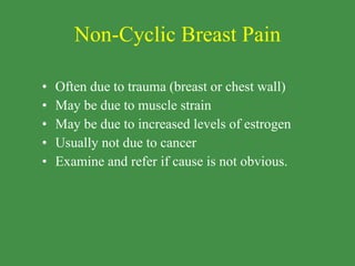 Breast & its diseases | PPT