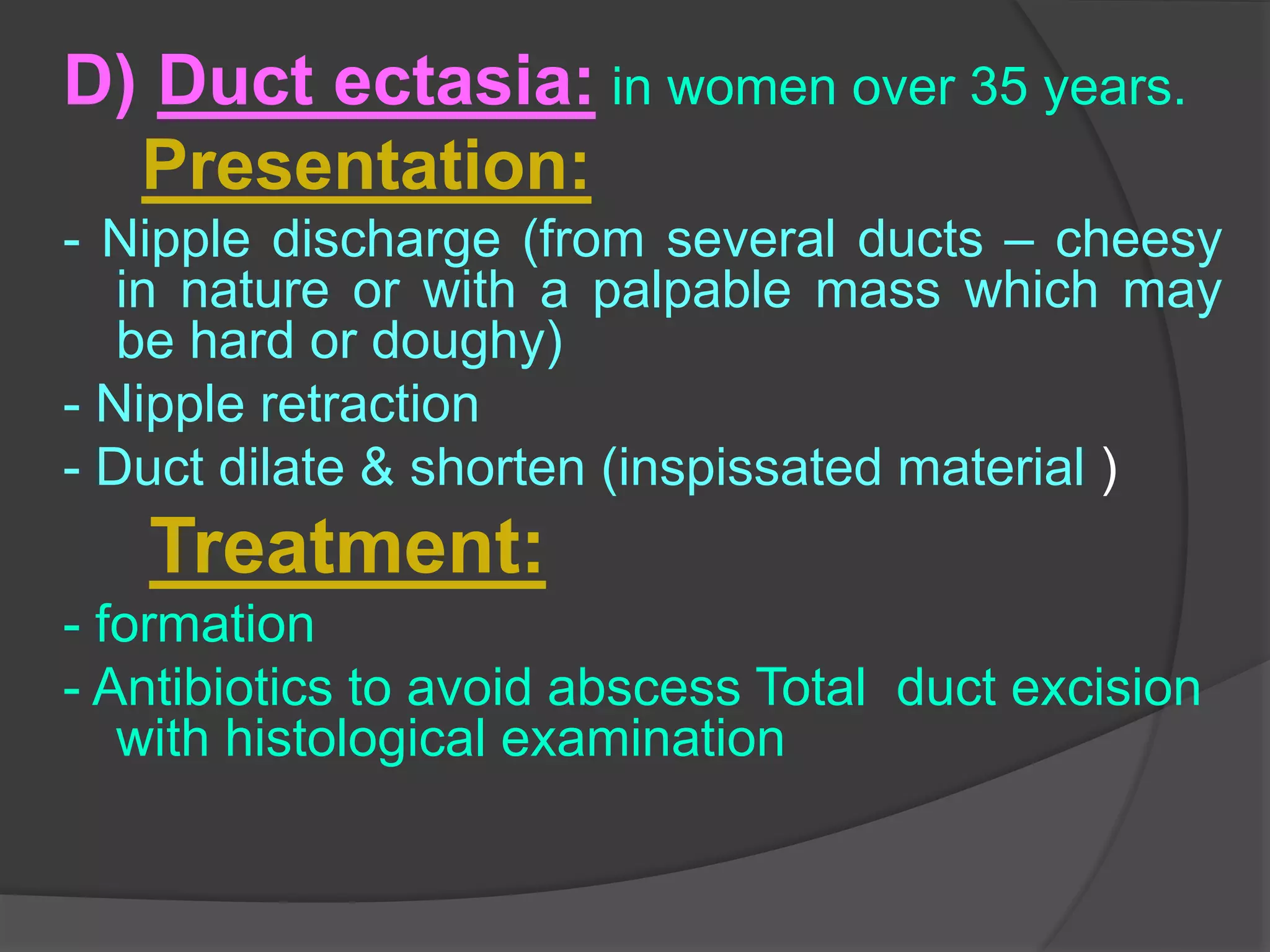 Breast & it's problems and treatment made by sonal Patel | PPT