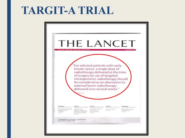 LANDMARK TRIALS IN BREAST CANCER | PPTX | Cancer | Diseases and Conditions