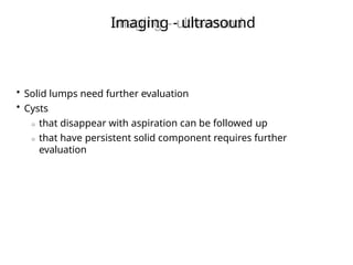 APPROACH TO BREAST LUMP AND ITS EVALUATION.pptx