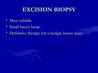 Breast Lump Management | PPT