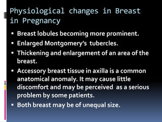Breast lumps in pregnancy | PPTX