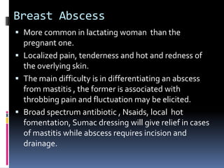 Breast lumps in pregnancy | PPTX