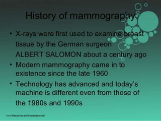 Breast mammography | PPT